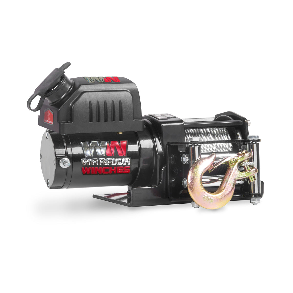 Warrior Winches Ninja 2000 Elektrisk vinsch 12V Stålvajer — Kayakstore.se
