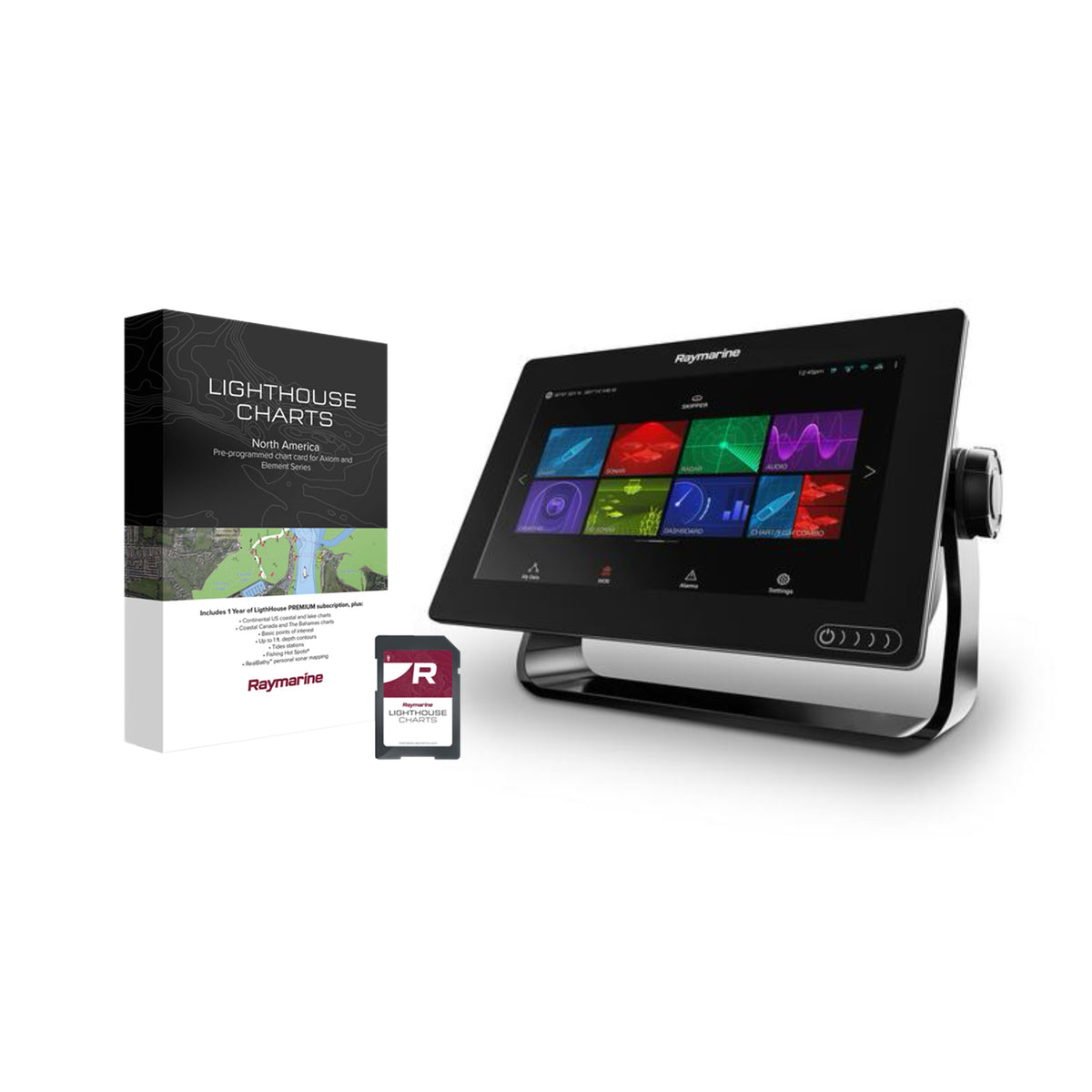 Raymarine Axiom 9 RV - 9" MFD RV med LightHouse sjökort