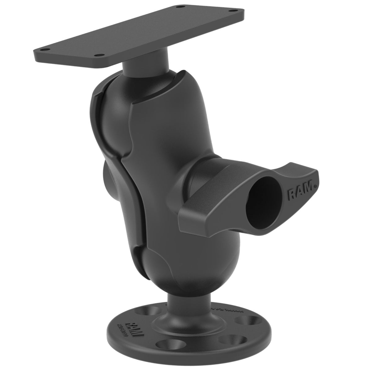 RAM Mounts 2'' X 5'' Short Arm Round Base (D-Kula)